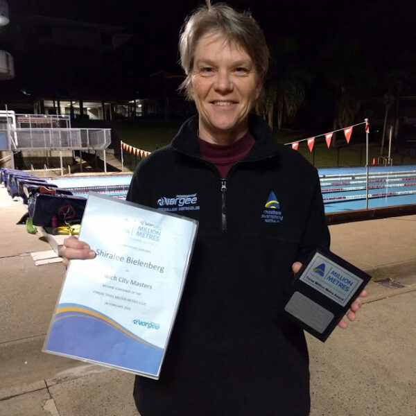 Shiralee clocks up 3 Million Metres | Masters Swimming Queensland